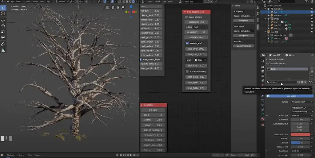 5 Free Tree Generator For Blender - Pix cores
